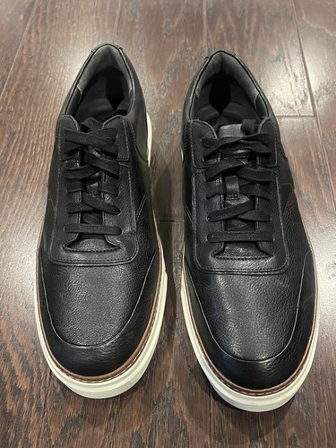 Allen Edmonds "BURKE" Casual Men Lace-Up Sneakers Black Size 11.5 E EUC ...