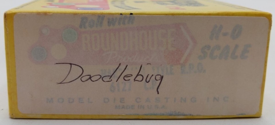 Roundhouse HO Scale Undecorated Powered Doodlebug EX | eBay