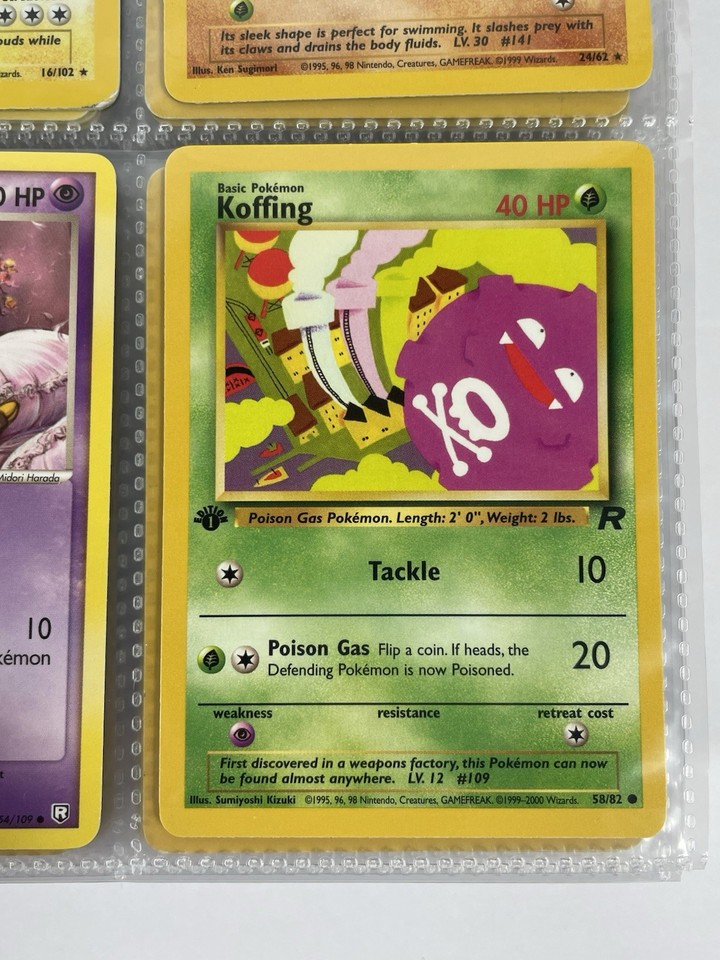 Pokemon Card Collection VTG Binder Holo Rare 1st Delta WoTC Zapdos ...