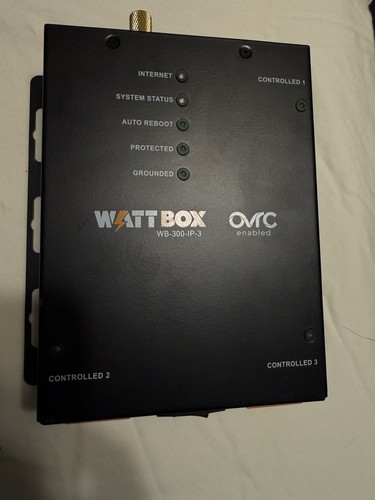 WB-300-IP-3 WATTBOX 3-OUTLET POWER SURGE AUTO REBOOT OVRC DEREG ...