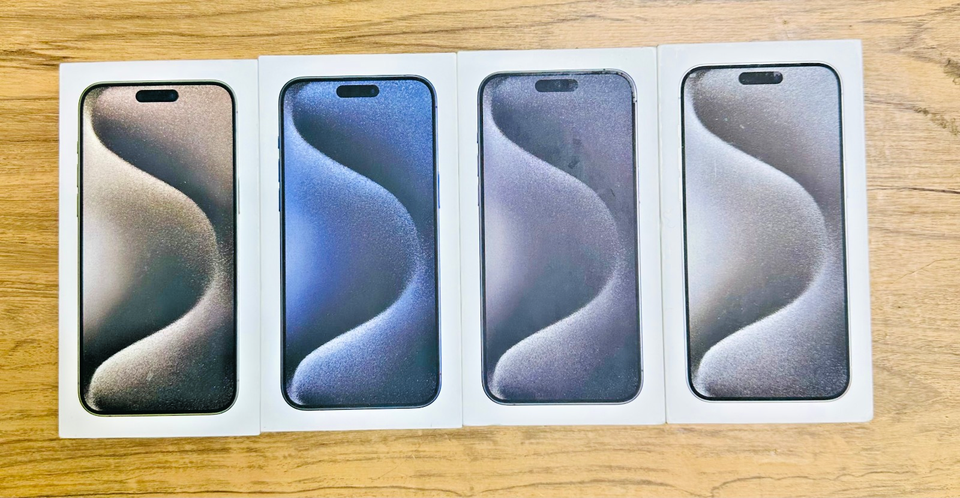 Apple iPhone 15 Pro Max OEM Box | All Colors | Manual + USB-C Cable ...