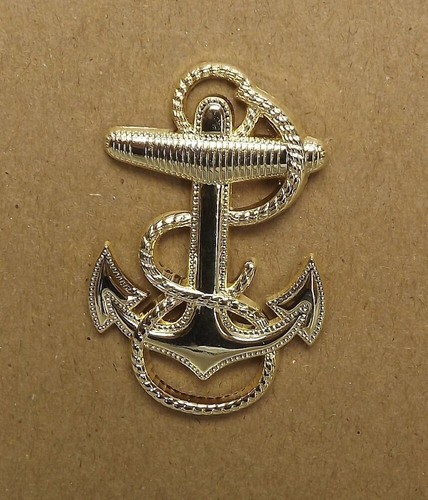 Lapel pin NEW Badge USN Navy Midshipman 1-7/8" Gold Plated Brass | eBay