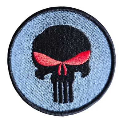 SKULL USN SEAL SPECIAL WARFARE OPERATOR TERMINATOR RED EYE HOOK MORALE ...