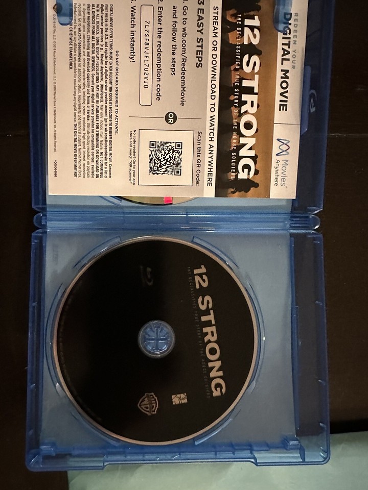 12 Strong (Blu-Ray/ DVD, 2018) Drama, Action, Chris Hemsworth, Michael ...