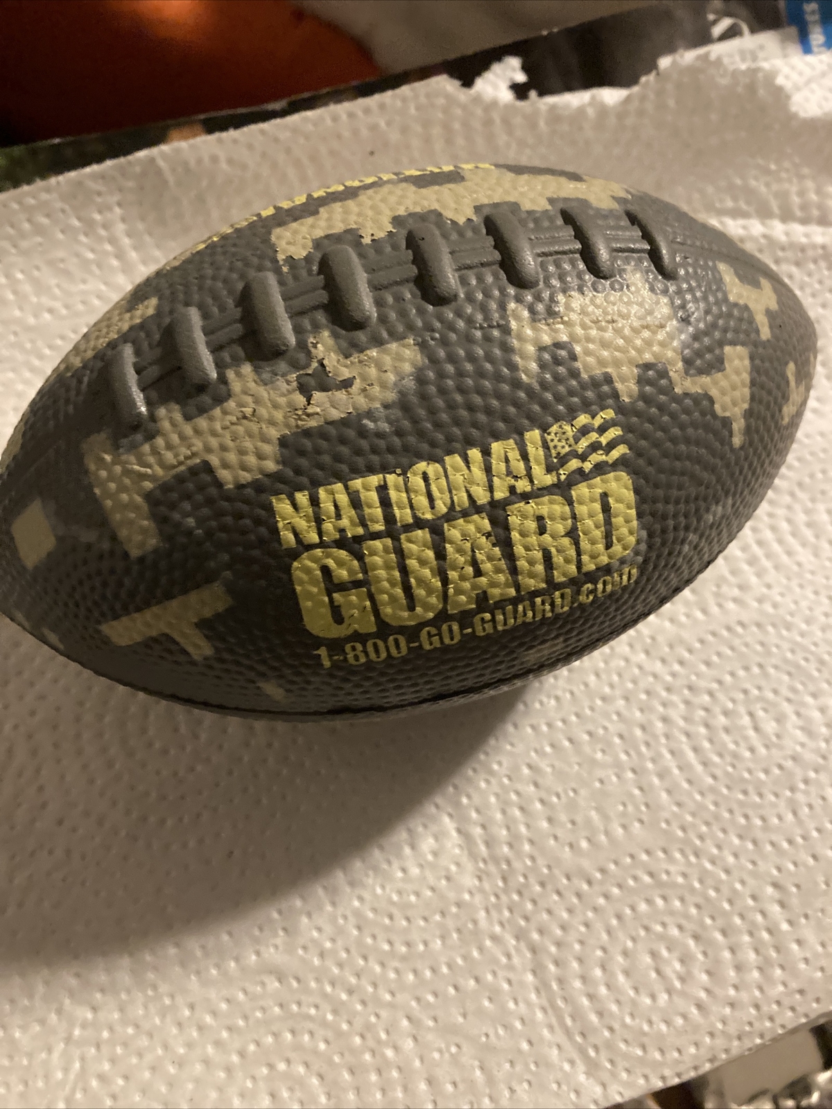 National Guard Football 6” long about 4 1/2” wide | eBay