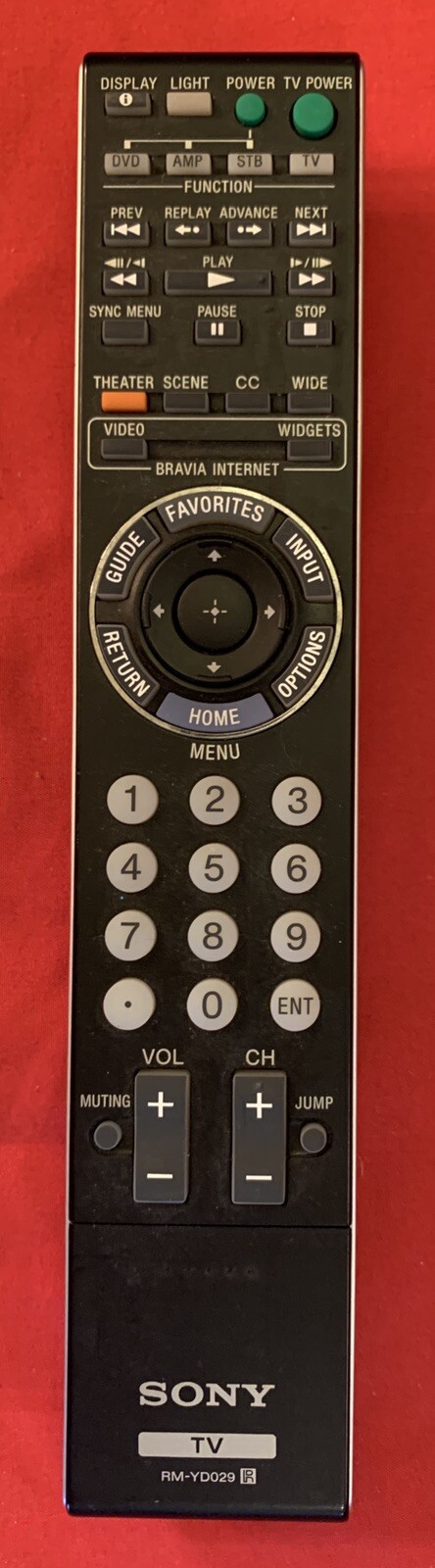 Sony rm-yd017 tv remote battery cover missing | eBay