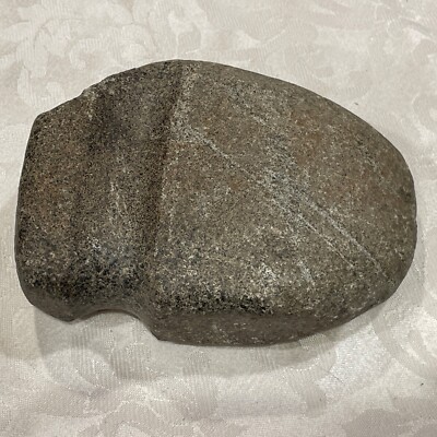 Native American Indigenous, Grooved Tomahawk Stone Axe Tool Weapon ...