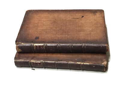 RARE VINTAGE ANTIQUE 1777 TWO VOLUME SET JACOB DUCHE "CASPIPINA'S ...