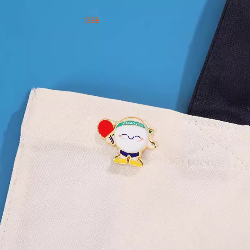 ITTF World Cup 2024 Table Tennis Mascot Pin Official authentic Souvenir ...