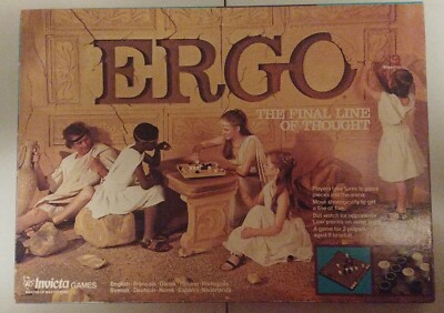 Ergo Invicta Games 1977 The Final Line Of Thought Board Game Two ...