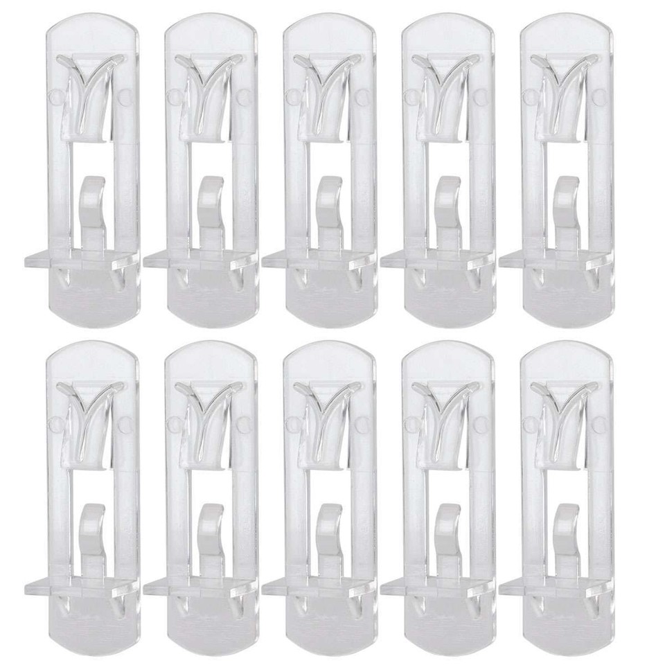 10Pcs Locking Cabinet Shelf Support Pegs 5mm Shelf Pins Clear Shelf ...