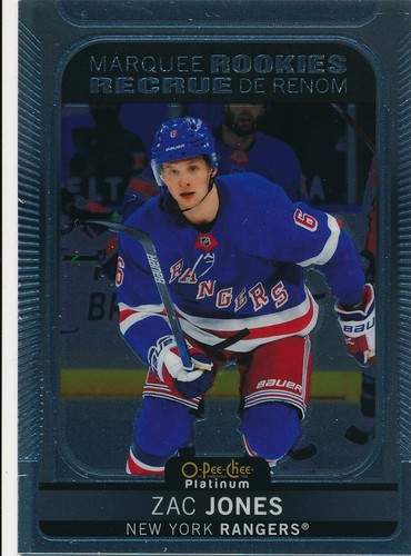 #211 ZAC JONES 2021-22 O-Pee-Chee OPC Platinum MARQUEE ROOKIES RC ...