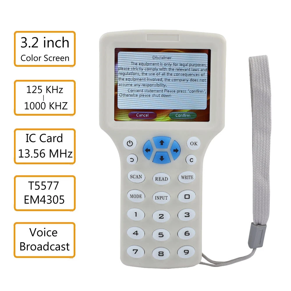 Zonsin ZX-08CD ID Card Duplicator RFID Smart Card Sensor, 44% OFF