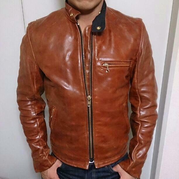 Vanson B Leather Single Riders Jacket Blouson Octagon… - Gem