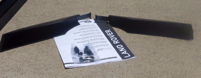 2016 OEM Land Rover Lr4 Black Roof Rack Rail Carrier Cross Bar Kit ...