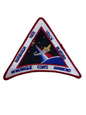 US NASA Space Shuttle Harbaugh Hieb Veach Bluford McMonagle Coats ...