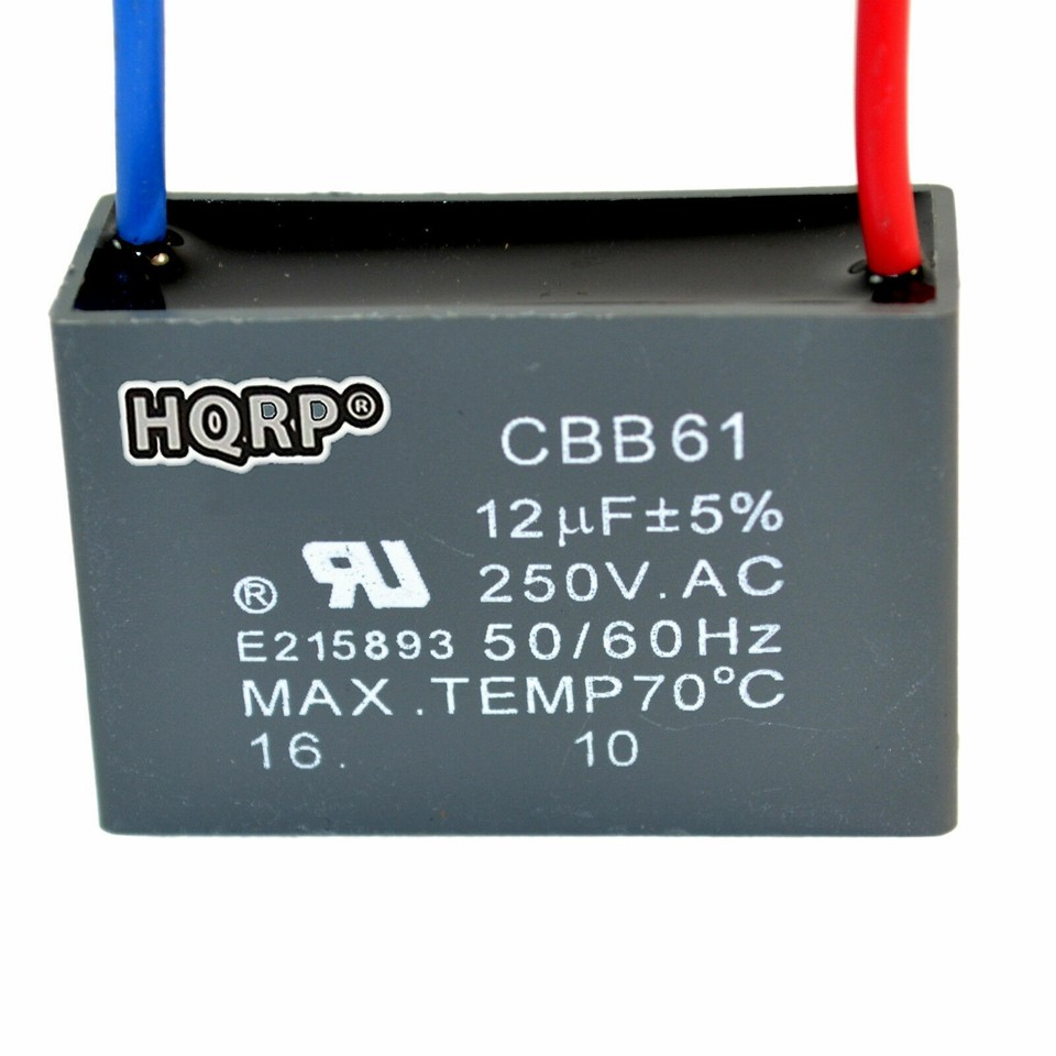 CBB61 250VAC Replacement Motor Capacitor for Hampton Bay Ceiling Fan ...