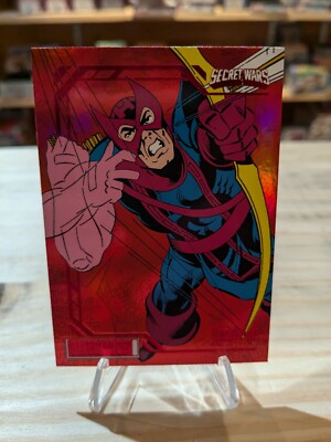 2024 UD Marvel Allegiance Secret Wars Hawkeye #2 Rainbow Red | eBay
