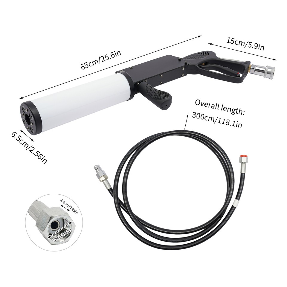 CO2 Gun Night Club Bar Party LED Cannon , DJ Jet Effect Fogger Smoke ...