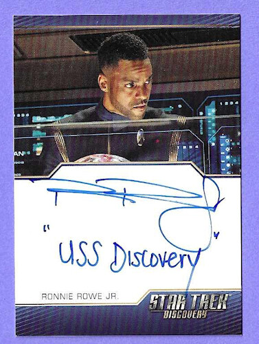 2022 Star Trek Discovery Season 3 Auto Ronnie Rowe Jr. Q-25-50 | eBay