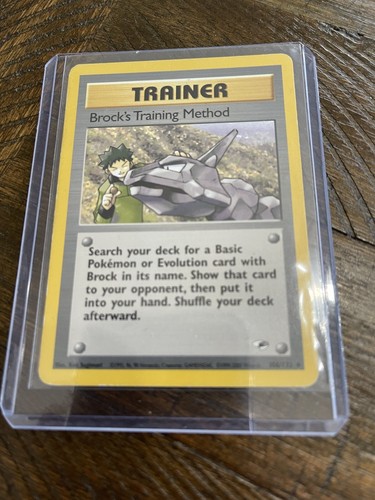 Pokémon TCG Brock's Training Method Gym Heroes 106/132 Regular ...