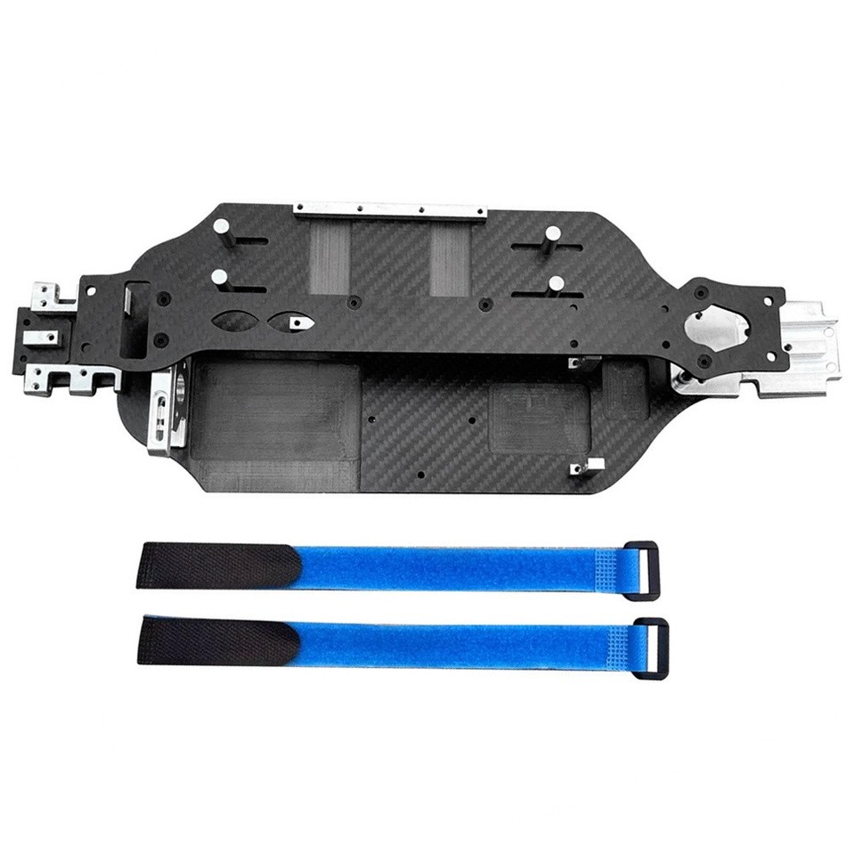 Carbon Fiber LCG Chassis Kit 1/10 for Traxxas Slash VXL 4x4 TRA-6808 ...