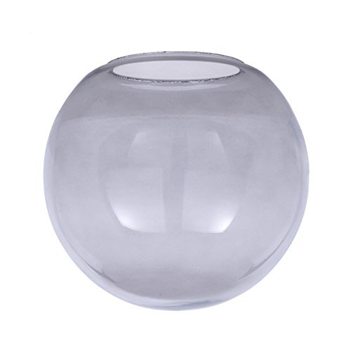 B&P Lamp Hand Made Smoked Glass Neckless Ball Shades | eBay