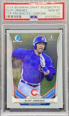 2014 Bowman Chrome Eloy Jimenez 1st Prospect #CTP33 PSA 10 GEM MINT | eBay
