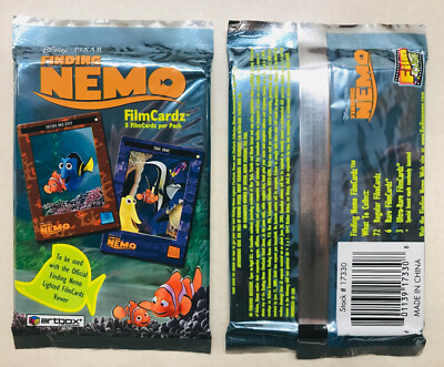 FINDING NEMO "FilmCardz" (Trading Cards) Factory-Sealed Foil Pack (2003 ...