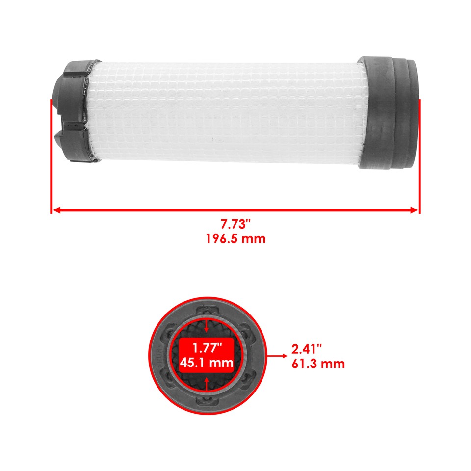 LVU34503 LVU34504 Air Filter For John Deere 1023E 1025R 1026R 2025R ...