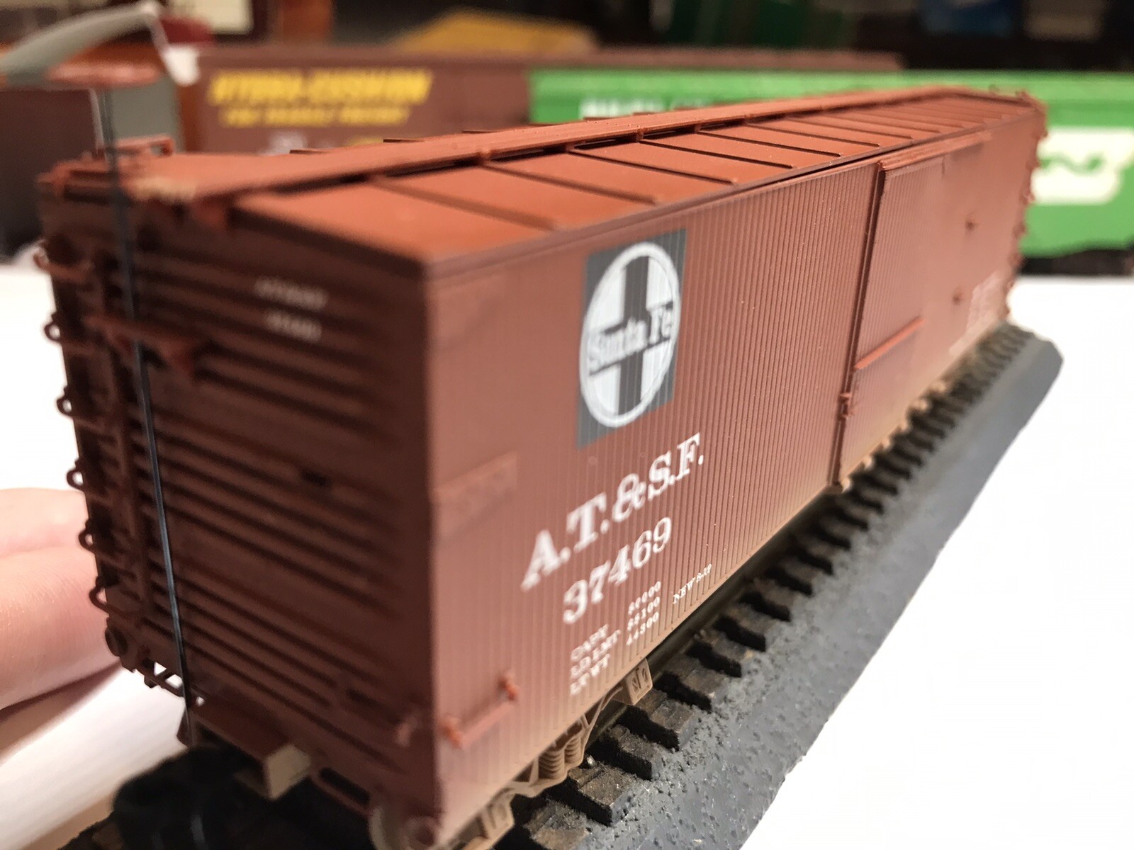 Ertl 4990 HO Scale at & SF 50' USRA Double Sheathed Boxcar for sale ...