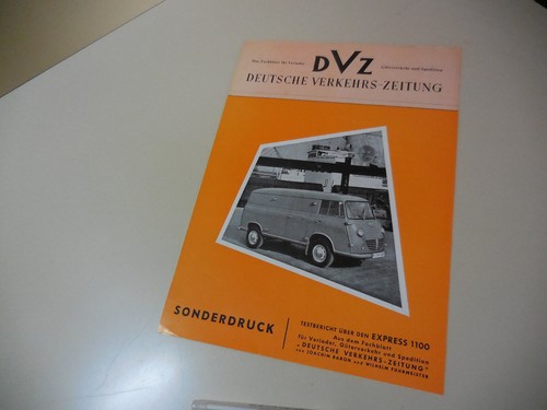 deutsche verkehrs zeitung DVZ EXPRESS 1100 GERMAN Brochure | eBay