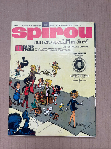 SPIROU Spécial N° 1747 année 1971+ Supplément POSTER ENGINS LUNAIRES SOVIETIQUE | eBay