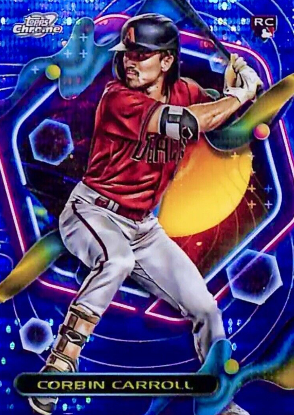 2023 Topps Cosmic Chrome - Blue Moon Refractor #7 Corbin Carroll /99 ...