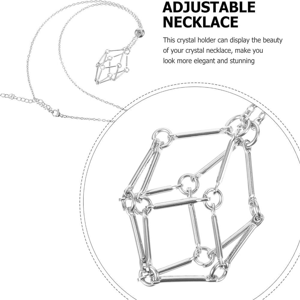 Silver Color Crystal Net Metal Necklace Chain Necklaces Women Men | eBay