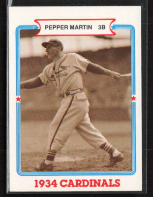 1987 TCMA Pepper Martin 3 | eBay