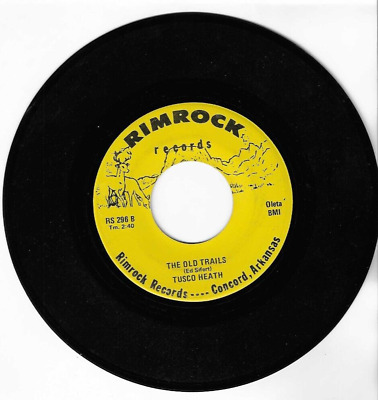 TUSCO HEATH - WILD IVY / THE OLD TRAILS - 1970s SIGNED 7" 45rpm VINYL ...