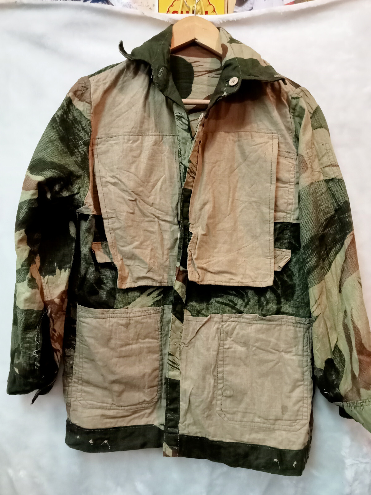 Rare Pakistani Brush Camouflage Denison Smock 1970's SSG Jump Jacket ...