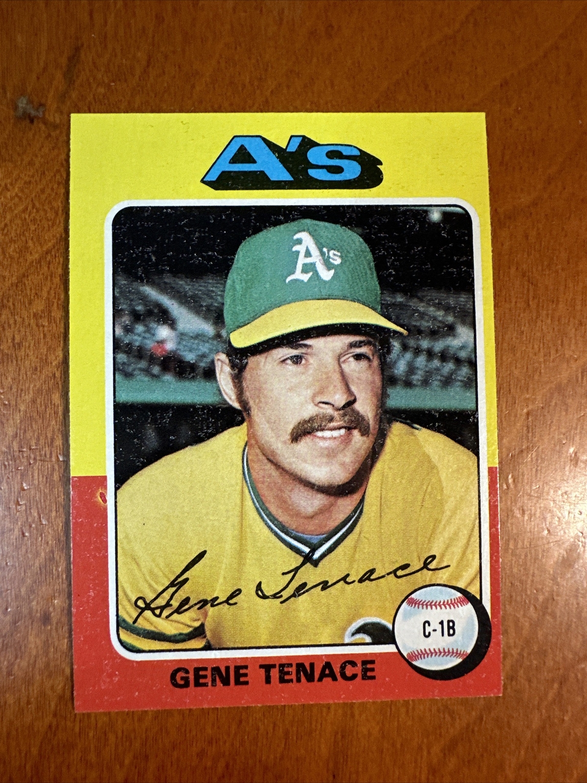 1975 Topps #535 Gene Tenace NM OC Athletics | eBay