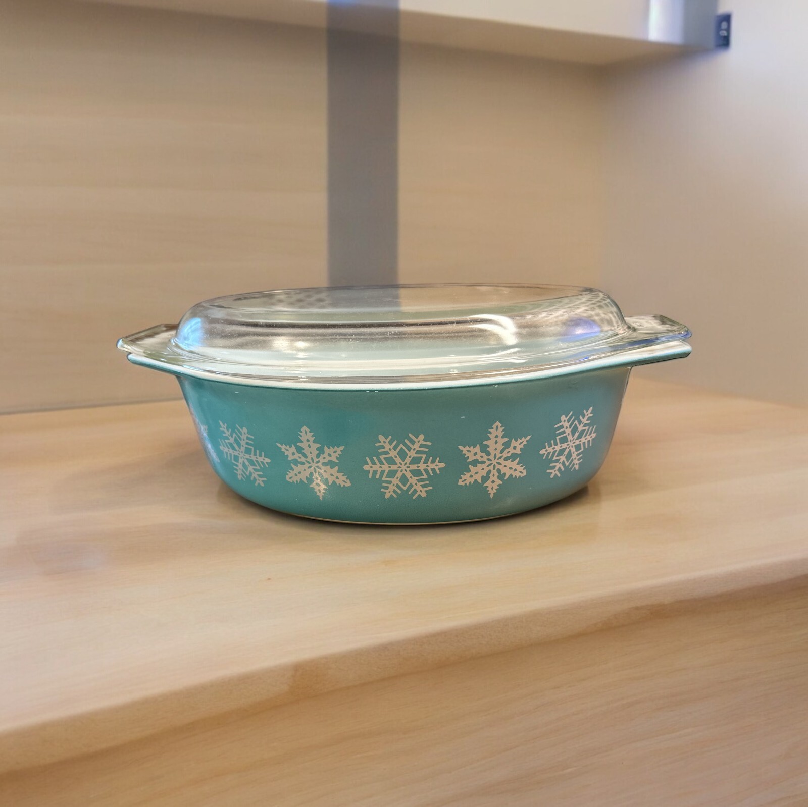 Pyrex Snowflake Casserole Dish 2.5 Qt With Lid | eBay