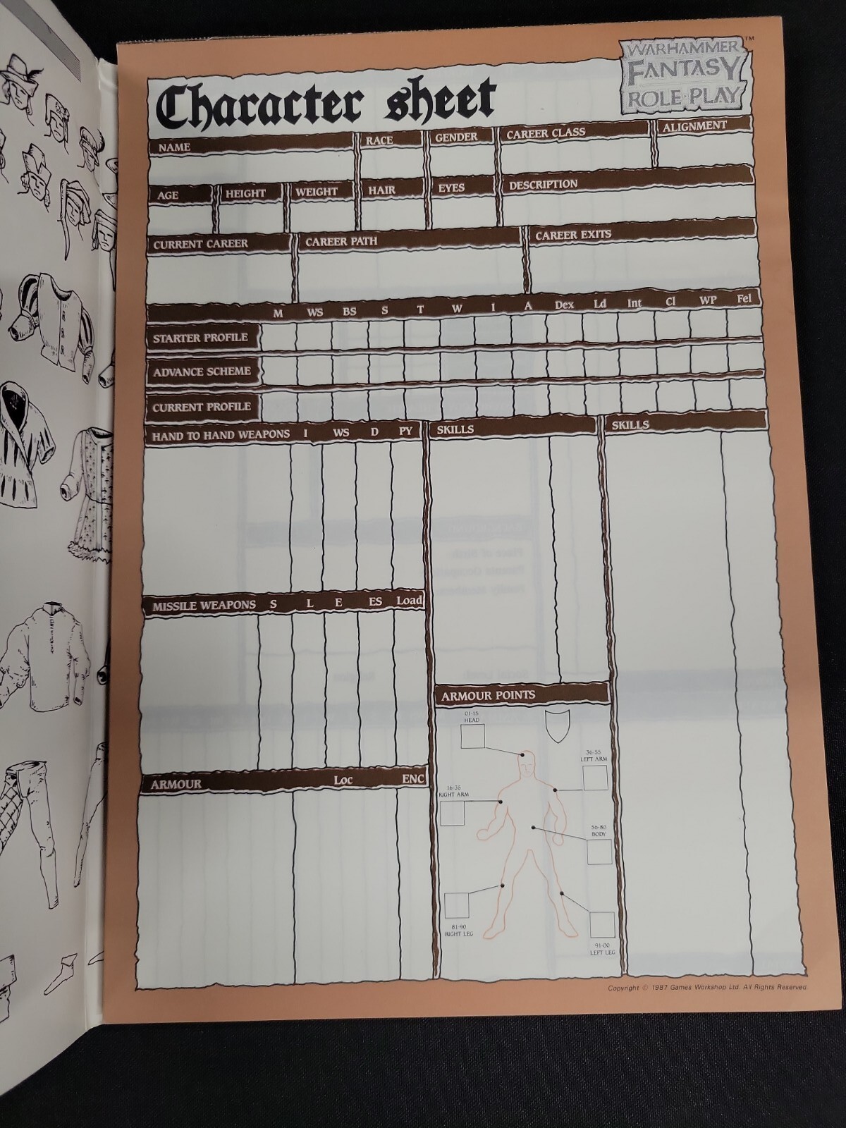 Games Workshop Warhammer Fantasy Roleplay WFRP Character Pack Rare ...