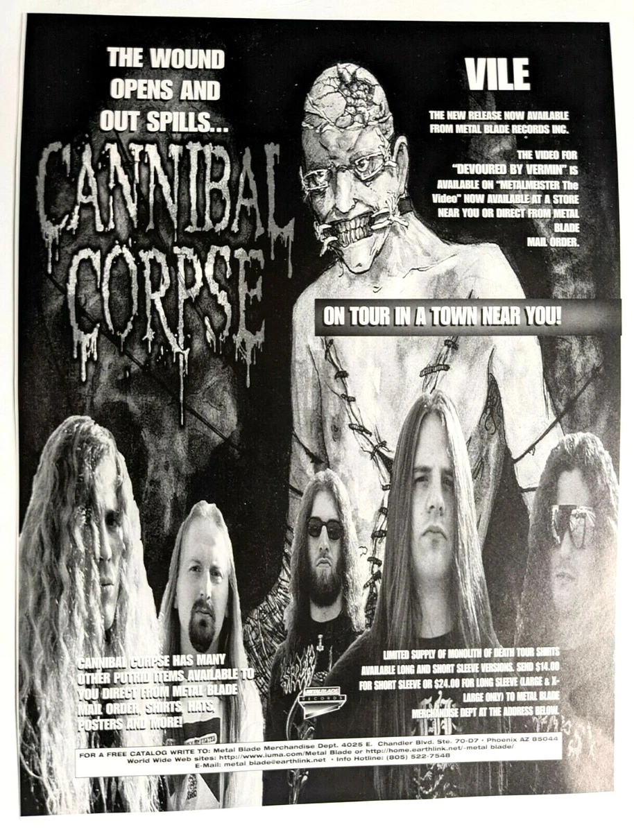 Cannibal Corpse Album Covers Vile