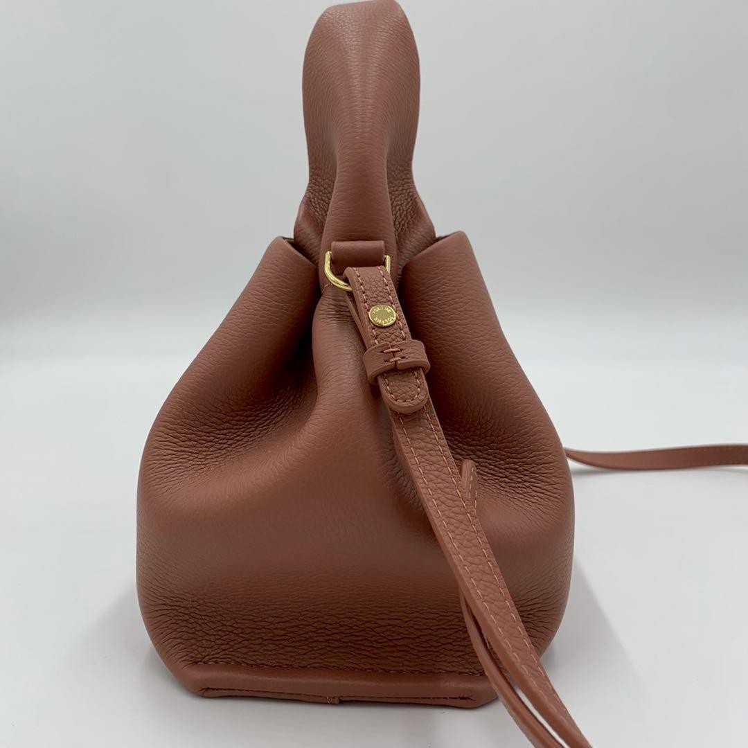 Polene Numéro Neuf Mini Leather 2-Way Handbag Gyoza Bag Women Used ...