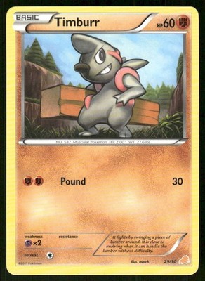 Pokemon Tcg Timburr #29 Pokemon Excadrill & Zoroark LP | eBay