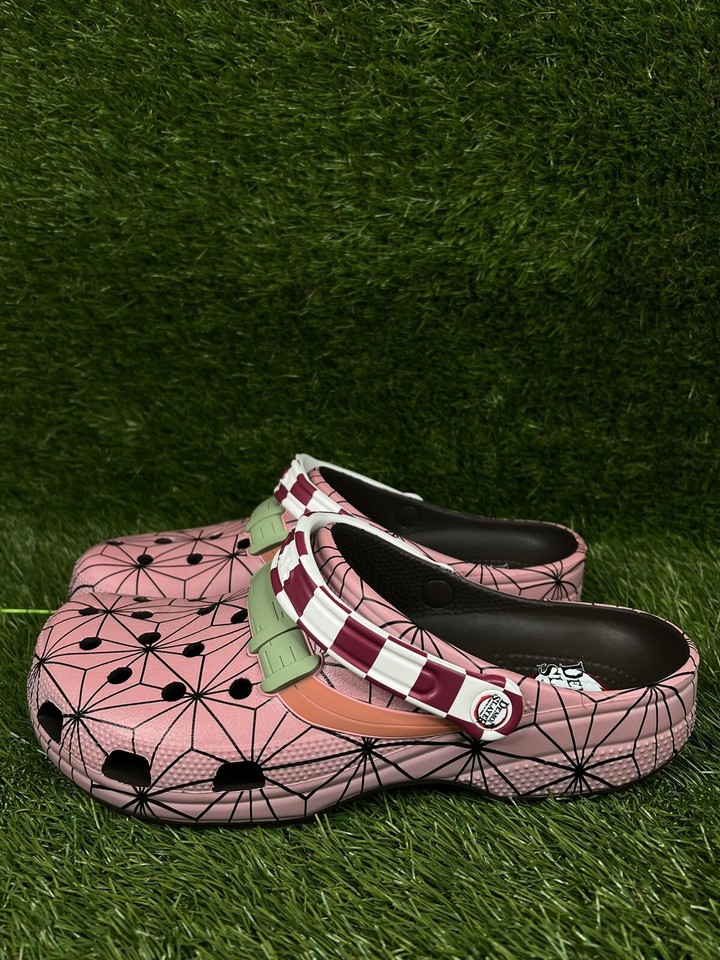Size 11 Crocs Demon Slayer Clog Nezuko Beach 209320-206 Anime Brand New ...