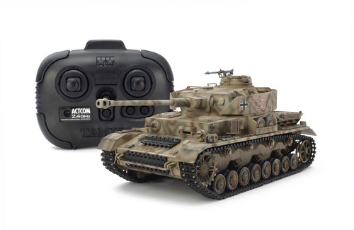 NEW Tamiya RC 1/35 Panzerkampfwagen IV Ausf.J German Tank Kit with ...