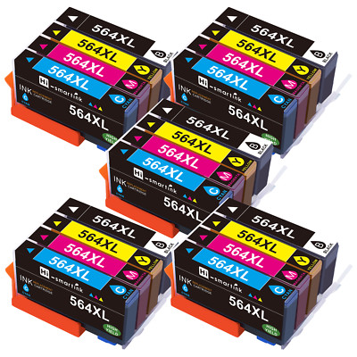 20PK High Yield 564XL Ink Cartridge for HP PhotosmartPlus B209a B210a ...