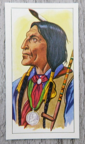 Series of 25 American Tribes G.P. Tea Trade Card Vintage No. 16 ...
