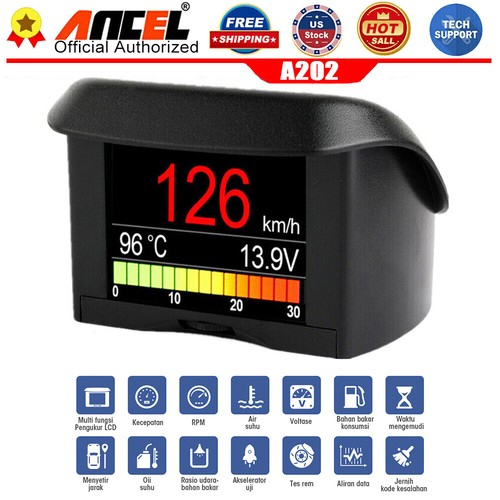 Car Smart Digital Meter Water Temperature Gauge Voltage Speed Display ...