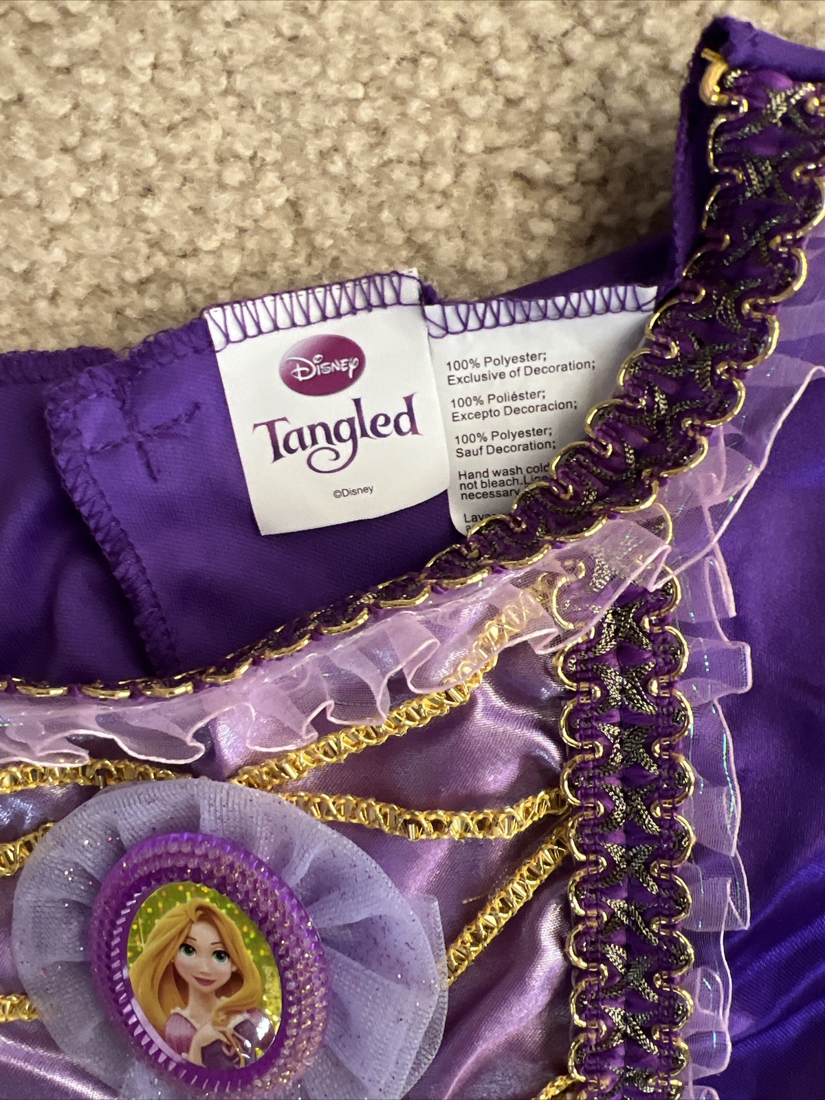 Disguise Disney's Tangled Rapunzel Sparkle Dress Girl… - Gem